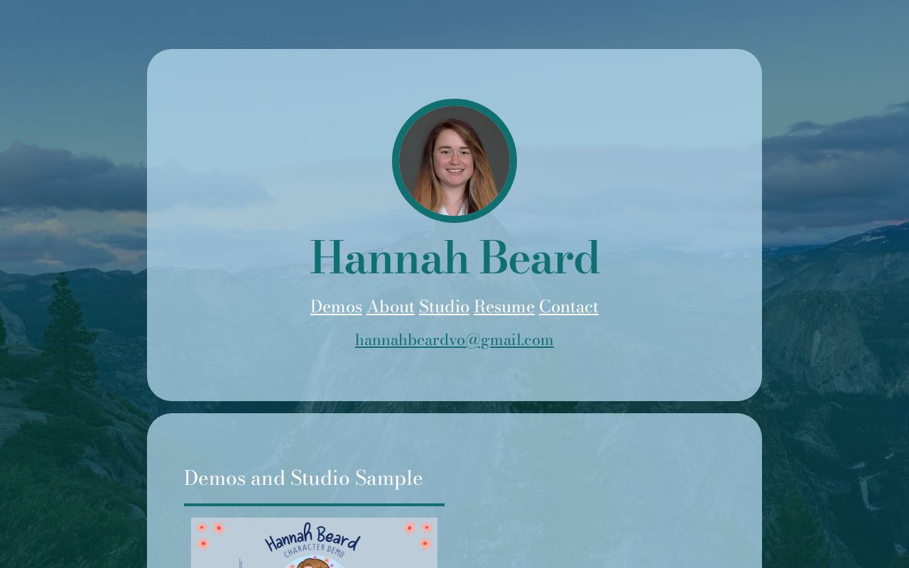 Hannah Beard - American Voice Actress